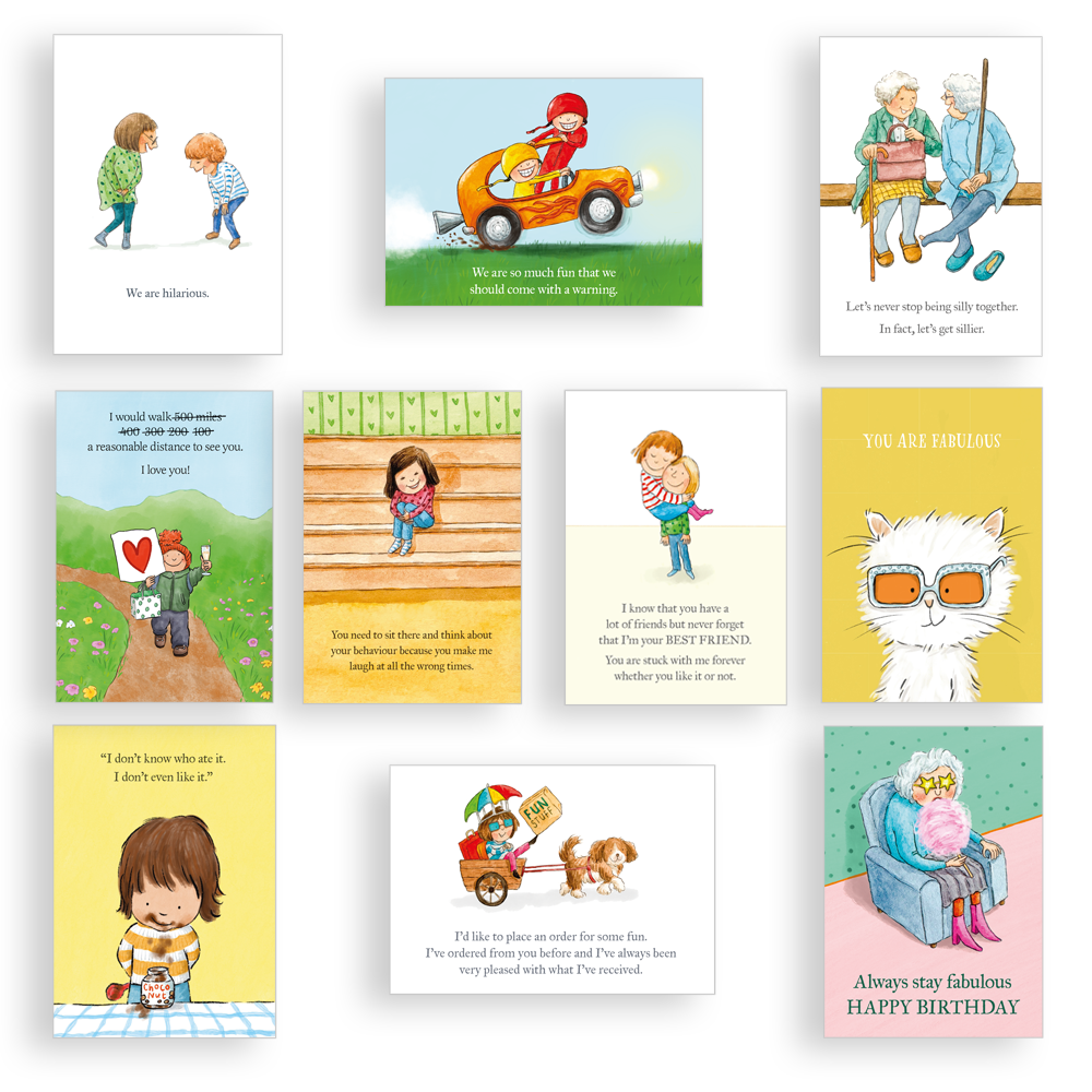 Humour Pack - pack of 10 cards – Nice Things by Helena