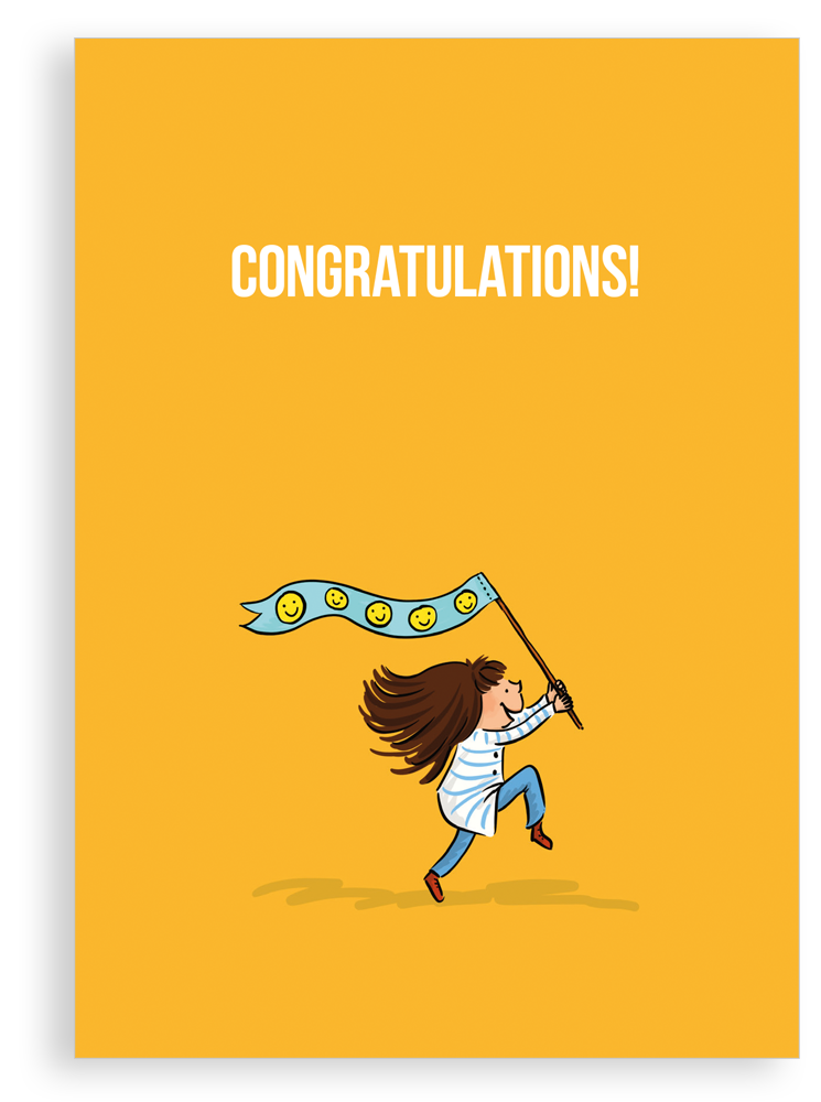 Greetings card - Congratulations! – Nice Things by Helena