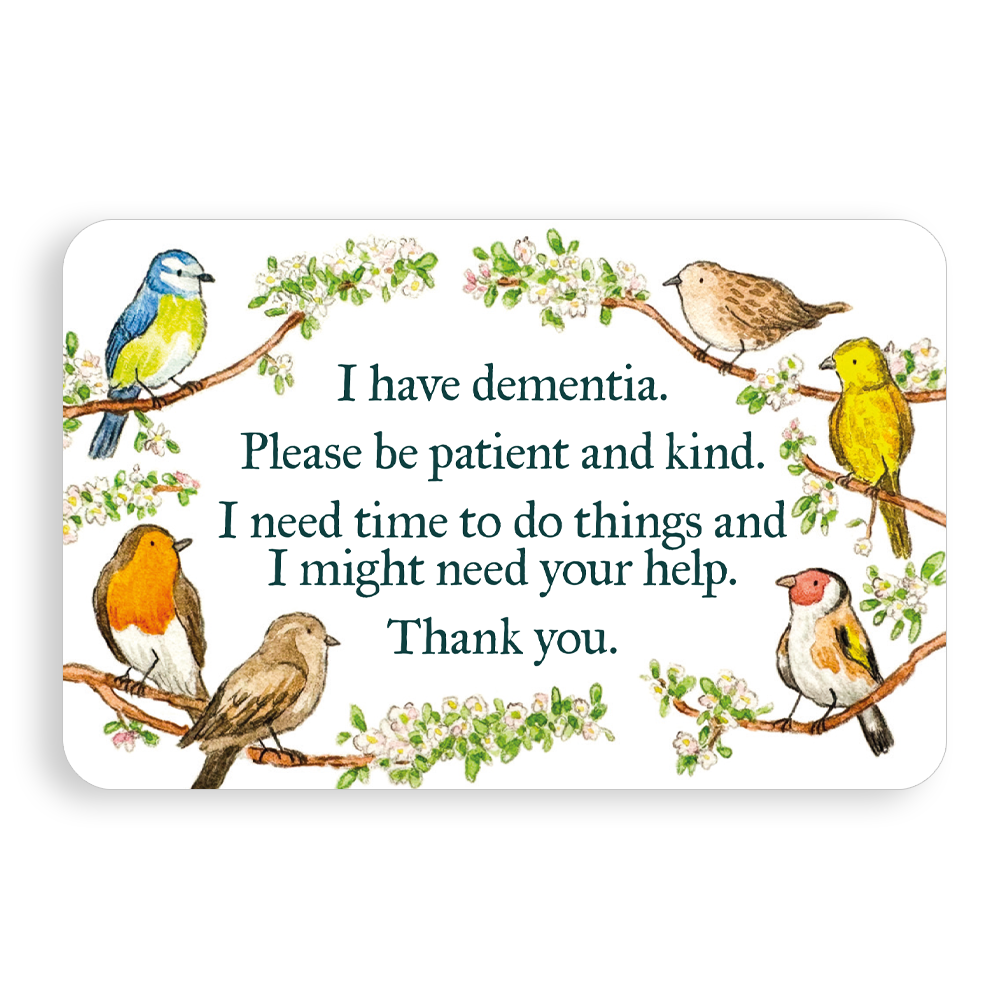 Mini support cards- Dementia (pack of 5) – Nice Things by Helena