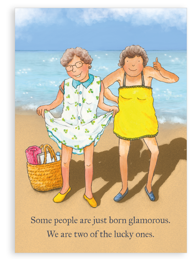 Greetings card - Glamorous – Nice Things by Helena