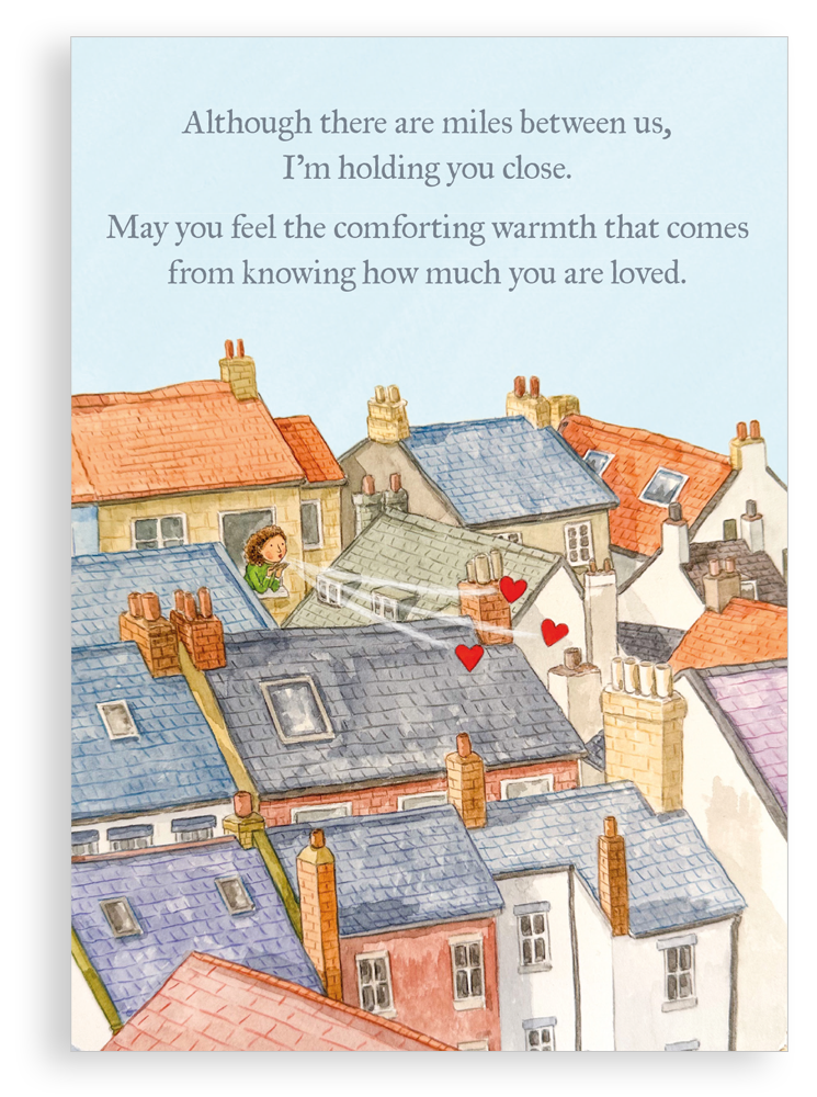 Greetings card - Miles between us – Nice Things by Helena