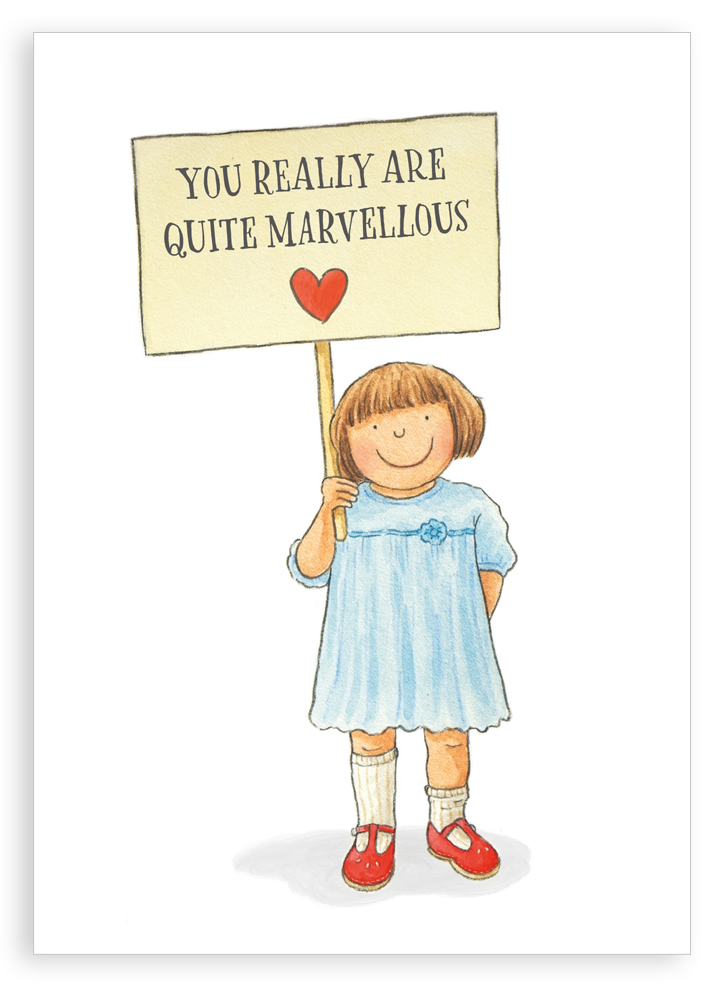 Greetings card - Quite marvellous – Nice Things by Helena