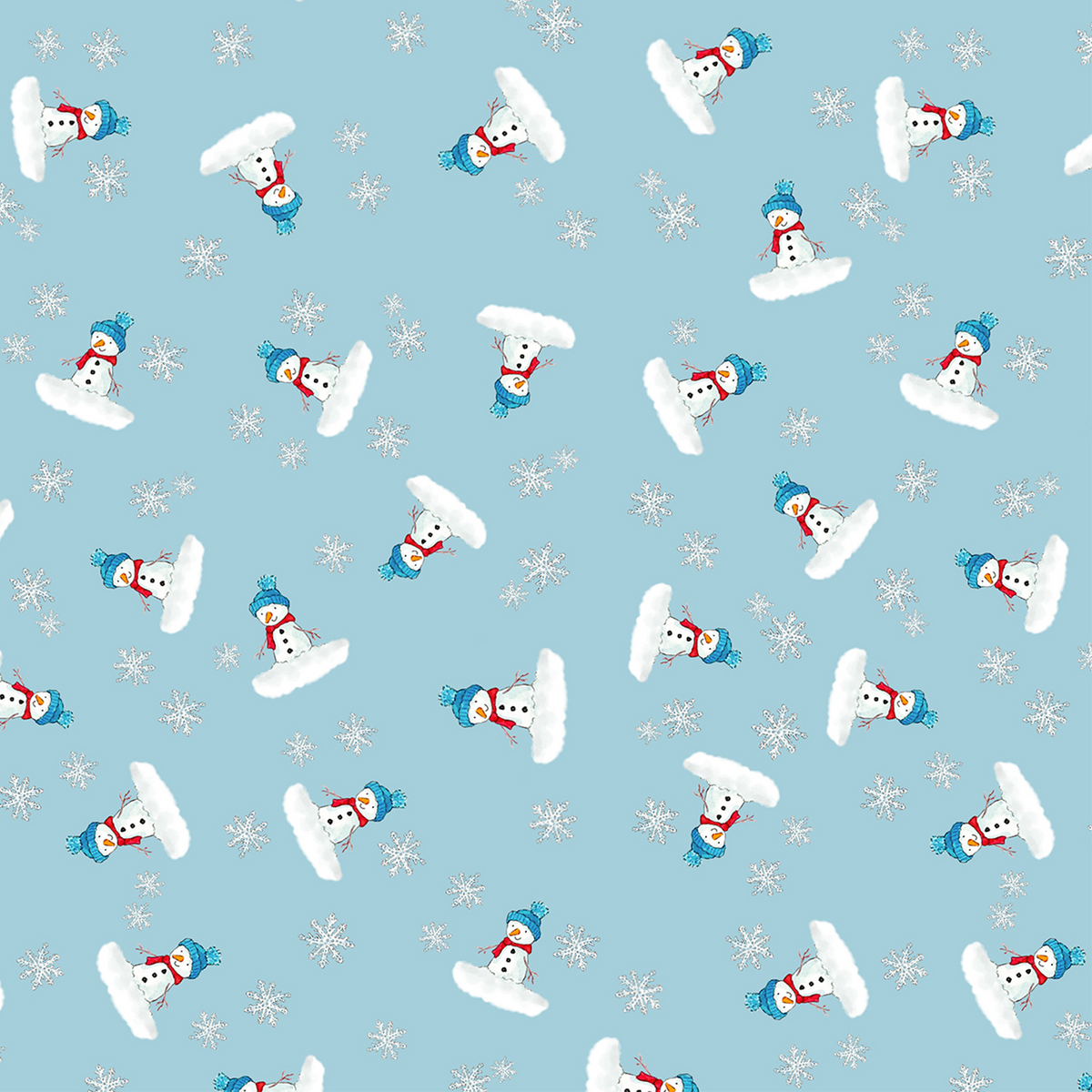 Wrapping Paper - Snowman (4 sheets) – Nice Things by Helena
