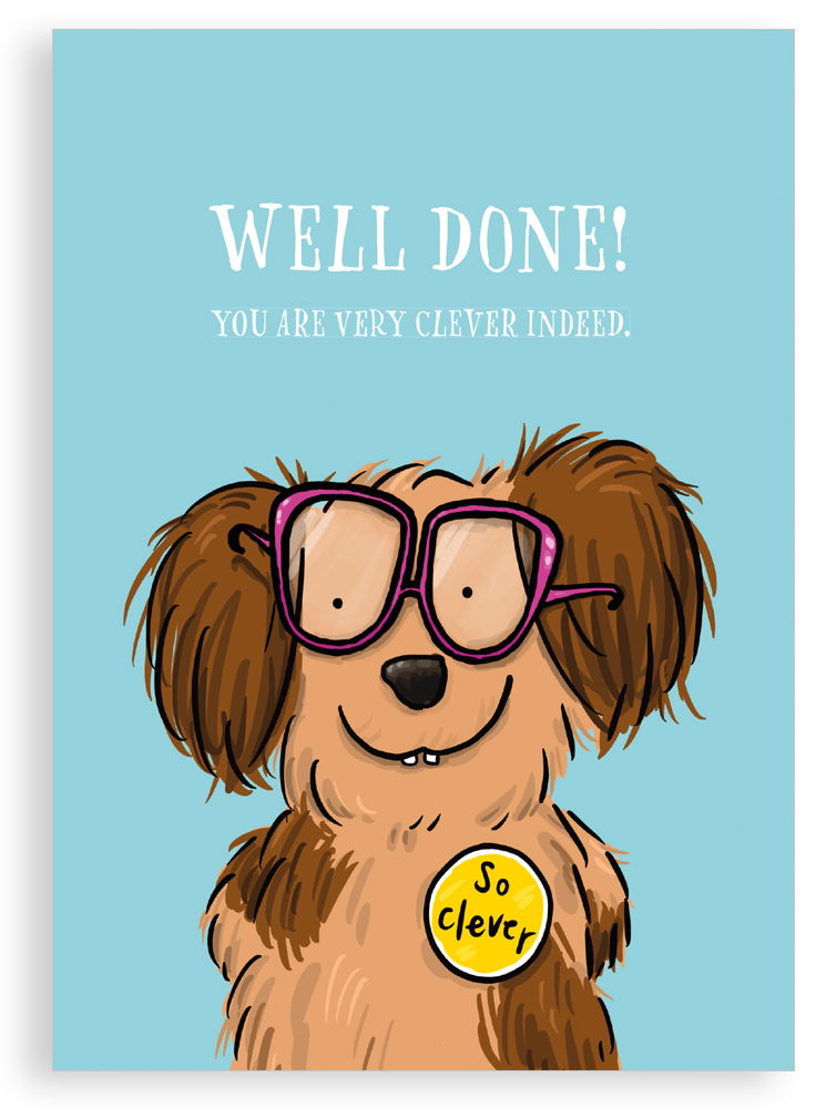 Greetings card - So clever – Nice Things by Helena