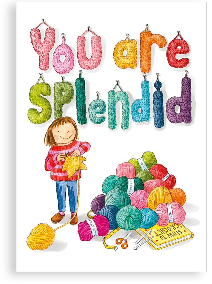 Greetings card - Splendid – Nice Things by Helena