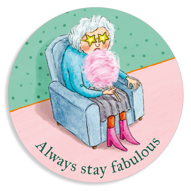 Sheet of 15 Stickers - Stay fabulous – Nice Things by Helena