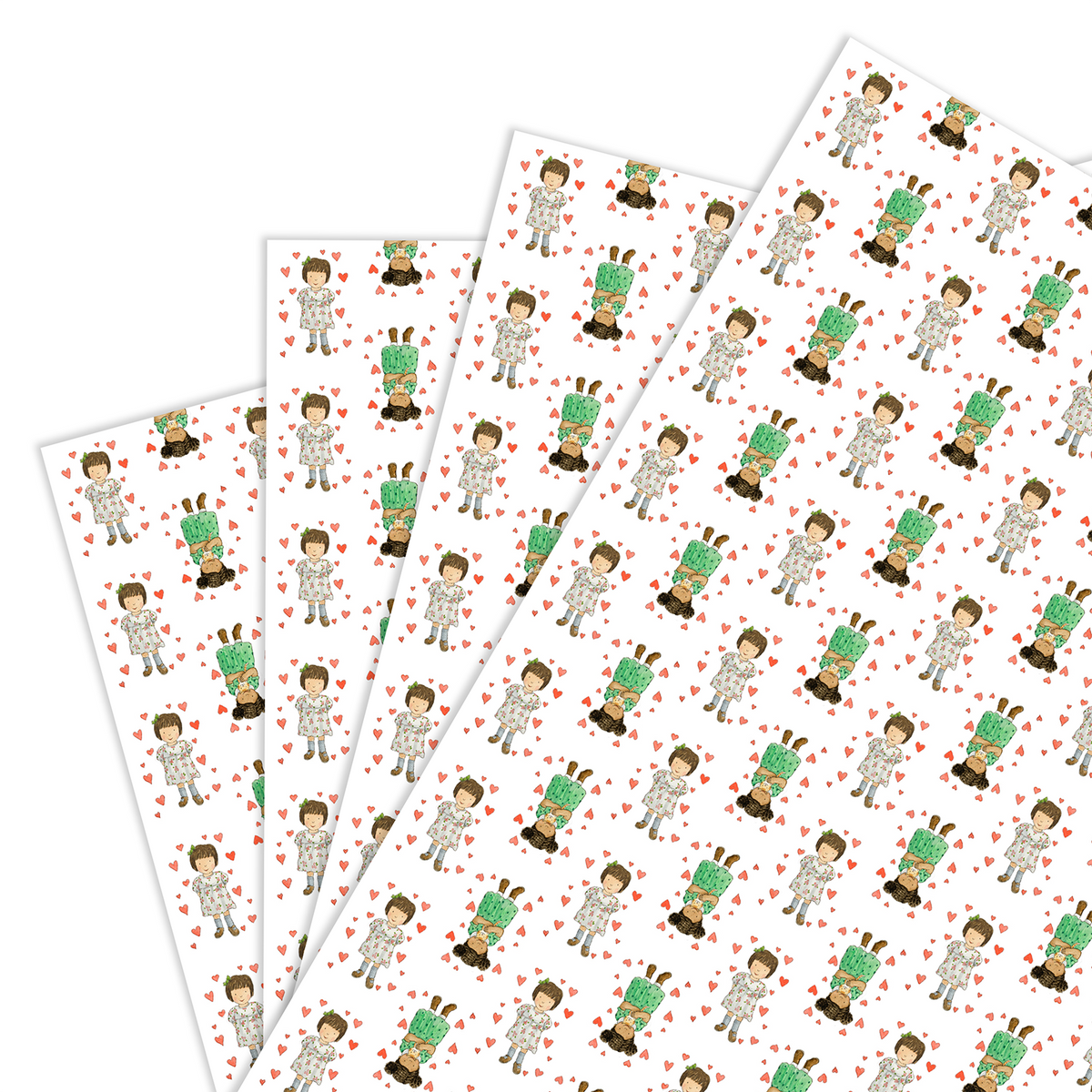 Wrapping Paper - Surrounded by love (4 sheets) – Nice Things by Helena