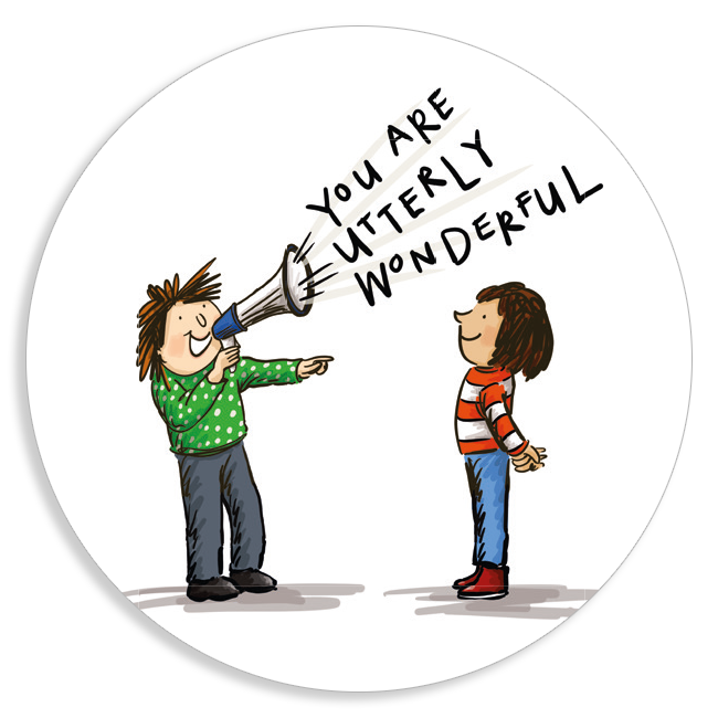 Sheet of 15 Stickers - Utterly wonderful – Nice Things by Helena