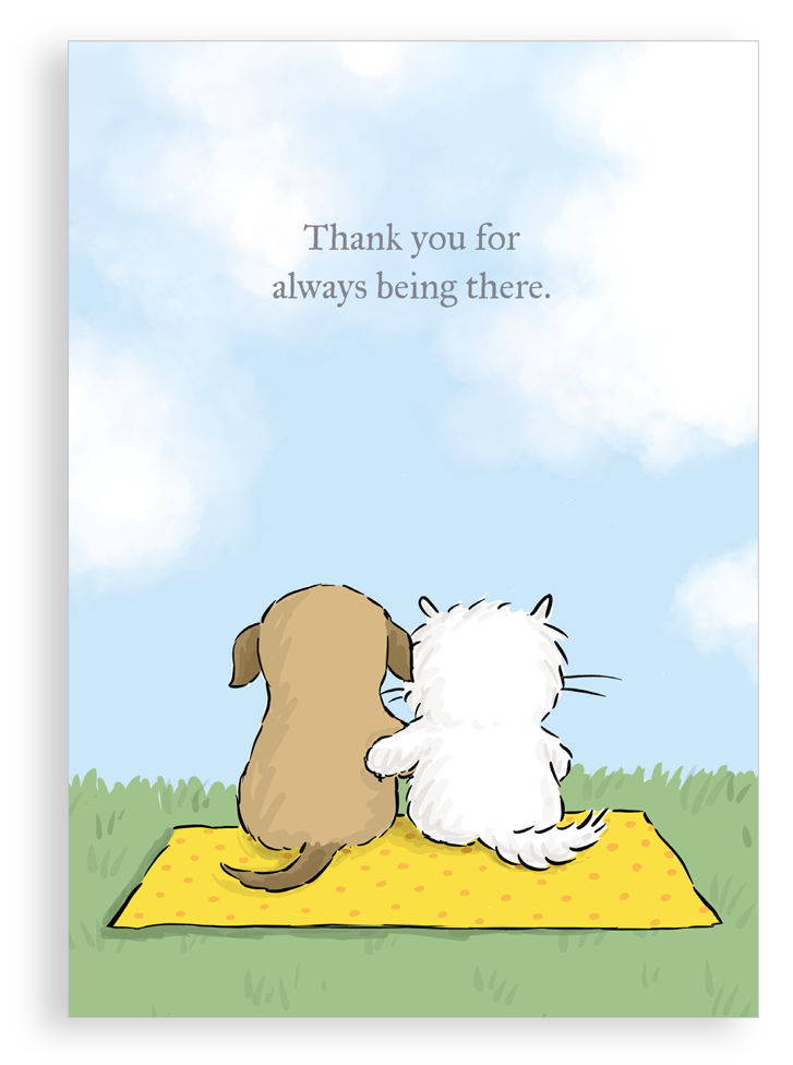 Greetings card - Always there – Nice Things by Helena